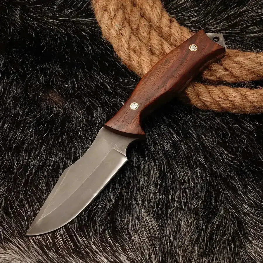 HandMade Forged Stainless Steel Hunting Knife EDC-Full Tang Fixed Blad ...